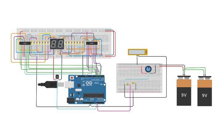 Circuit design Atividade módulo 2 | Tinkercad
