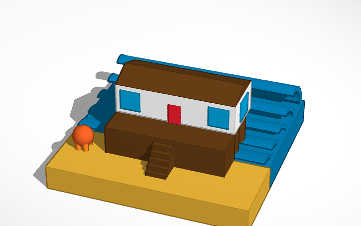 3D design Sonova beach beach house | Tinkercad