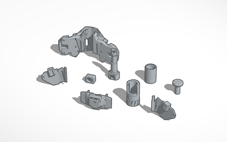 3D design Functional Spider-Man Web-Shooter - Tinkercad