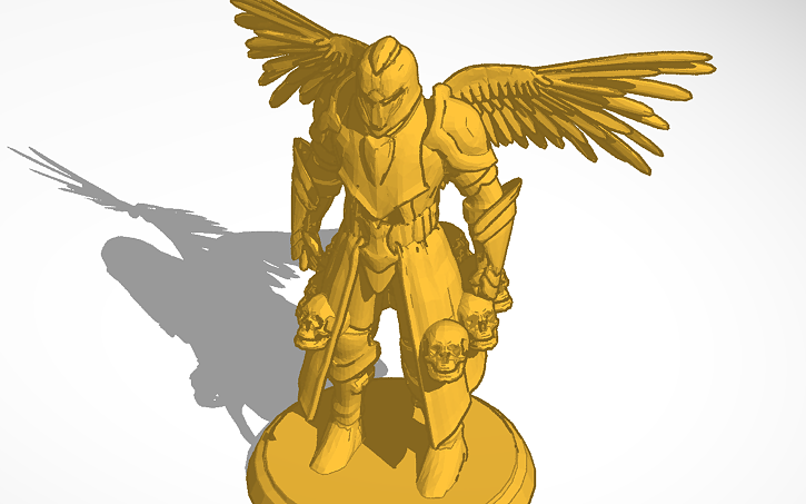 3D design Holy angel - Tinkercad