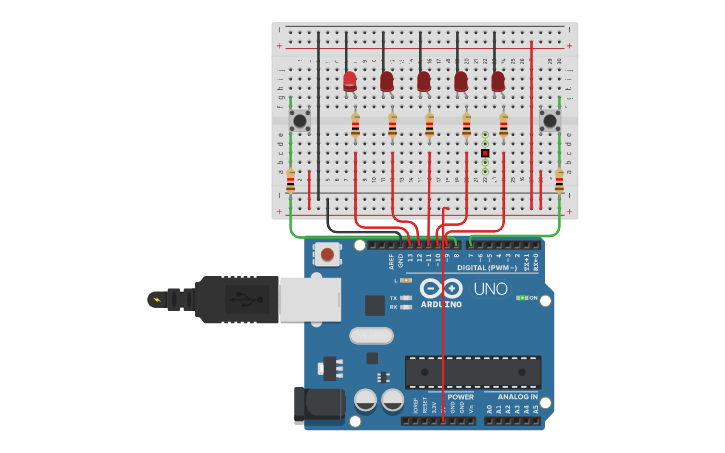 Circuit design PONG CODE | Tinkercad