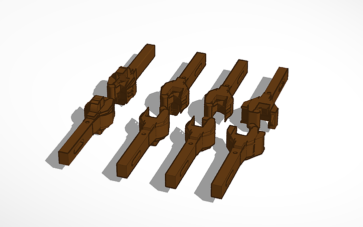 3D design AAR Knuckle Coupler Package - Tinkercad