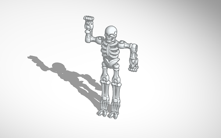 3D design Skeleton | Tinkercad