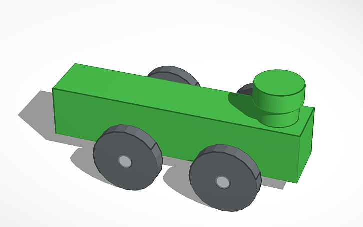 3D design Balloon Dragster Tinkercad - Tinkercad