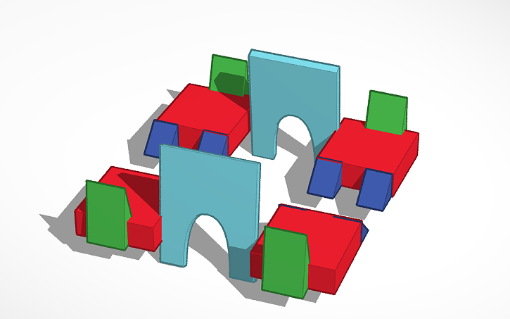 3D design arch - Tinkercad