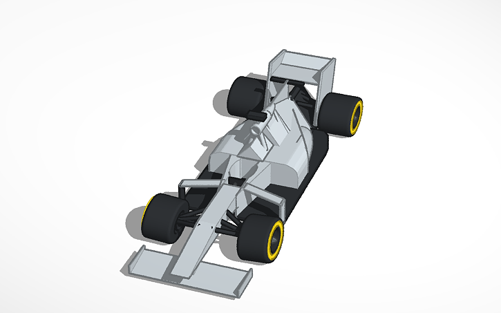 3D design Mercedes F1 - Tinkercad