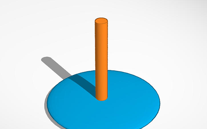 3D design paper towel holder - Tinkercad