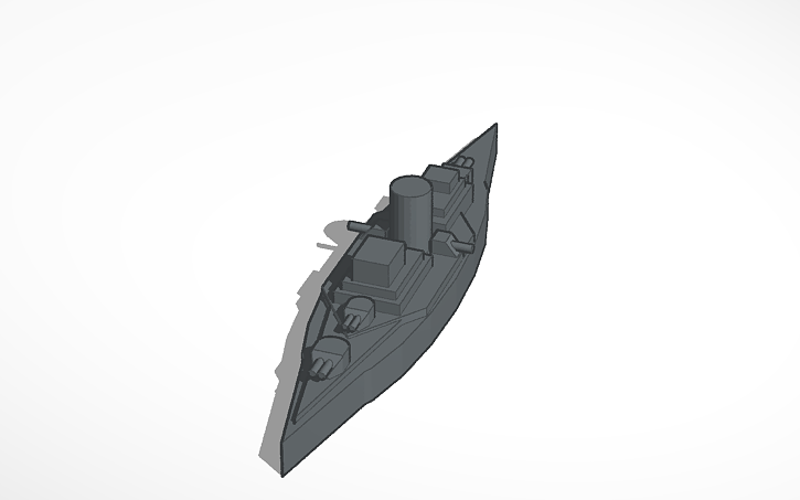 3D design Multipurpose Medium Cruiser - Tinkercad
