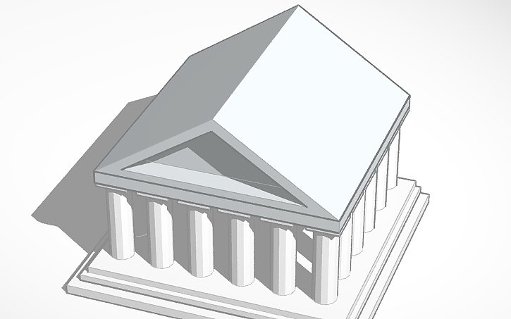 3D design Panteon | Tinkercad