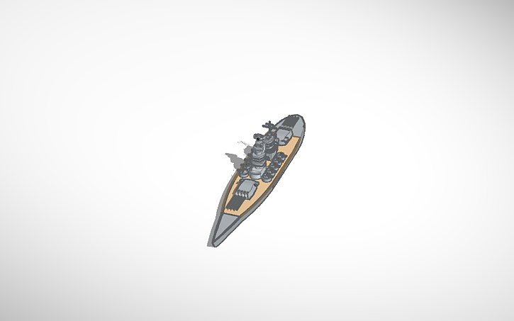 3D design Heavy Cruiser - Tinkercad