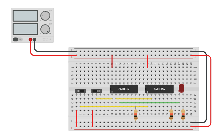 Circuit design EX_3a_minimal - Tinkercad