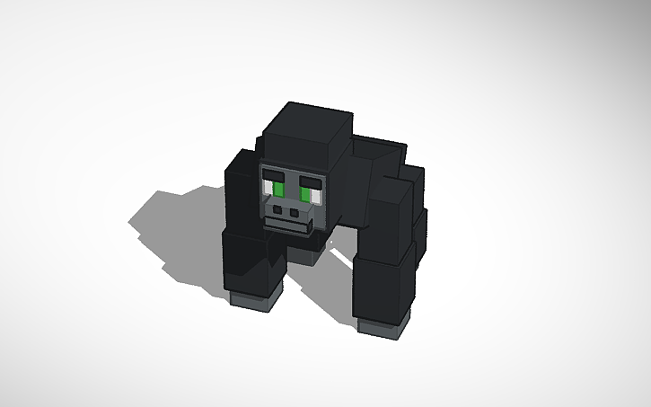 3D design Copy of Minecraft Gorila (male) | Tinkercad