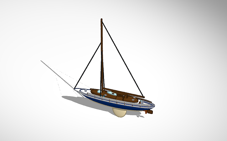 3D design barco - Tinkercad
