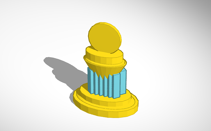 3D design My Trophy - Tinkercad