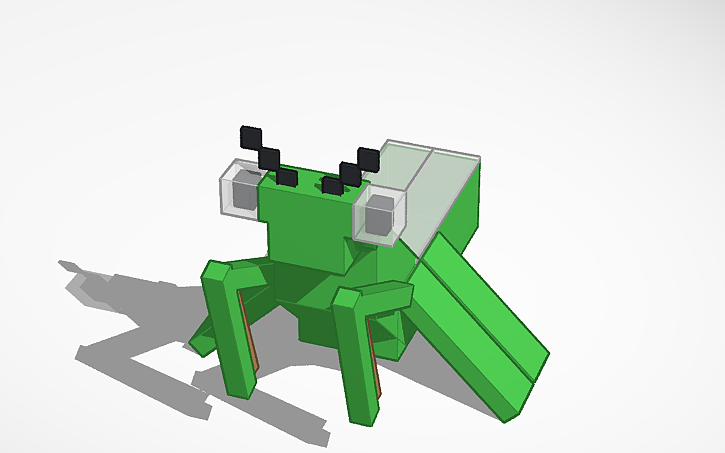 3D design Minecraft Mantis - Tinkercad