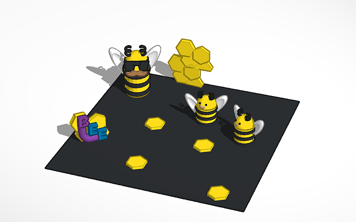 3D design Bee - Tinkercad