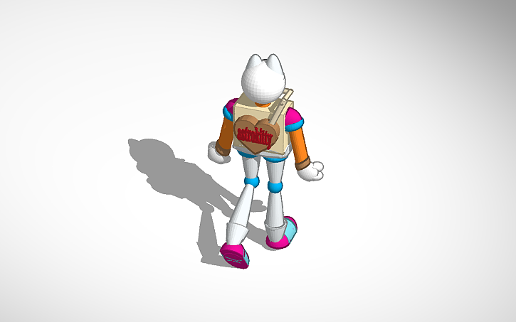 3D design astrokitty - Tinkercad
