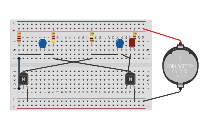Circuit design Oscillator Circuit - Tinkercad