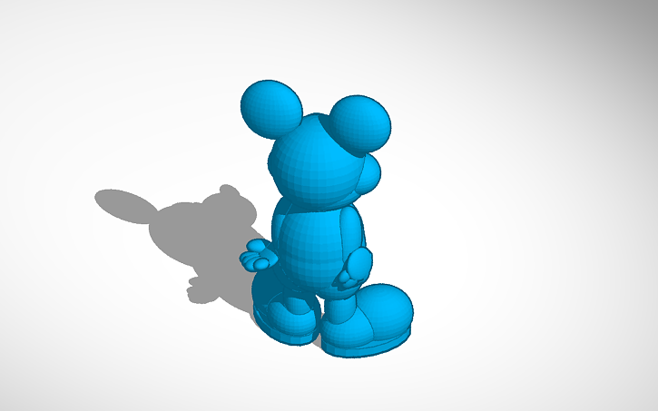 3D design MickeyMouse | Tinkercad