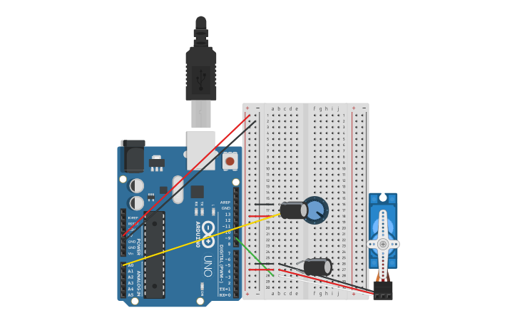 Circuit design Mood Cue - Tinkercad