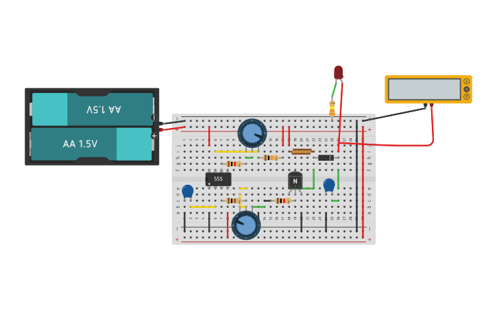 Circuit design mostafa BOOST-converter - Tinkercad