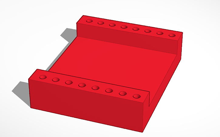 3D design ESP32-CAM programming jig - Tinkercad