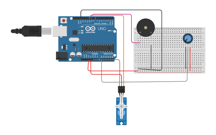 Circuit design Sizzling Elzing - Tinkercad