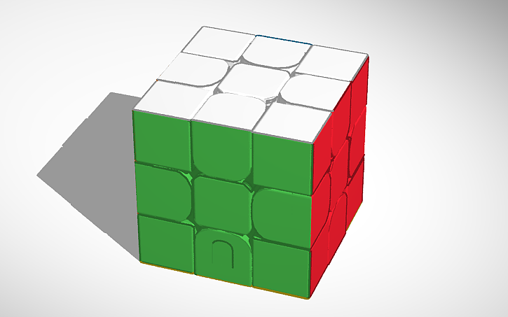 3D design Rubiks Cube - Tinkercad