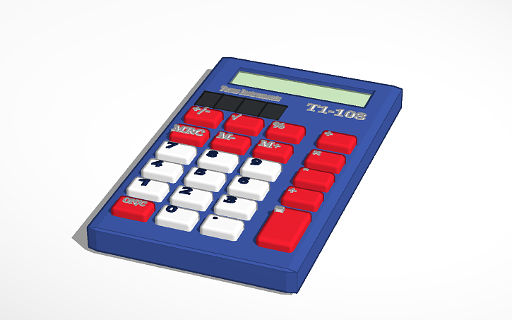 3D design Calculator - Tinkercad
