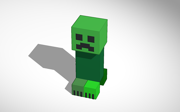 3D design Creeper! - Tinkercad