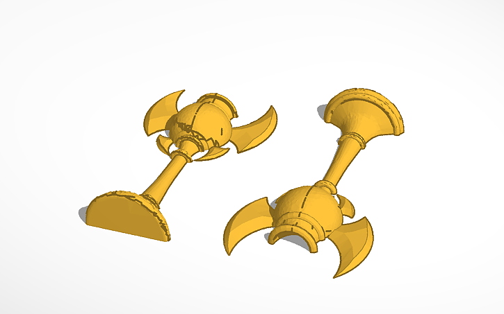 3D design Black magic ritual torch - Tinkercad