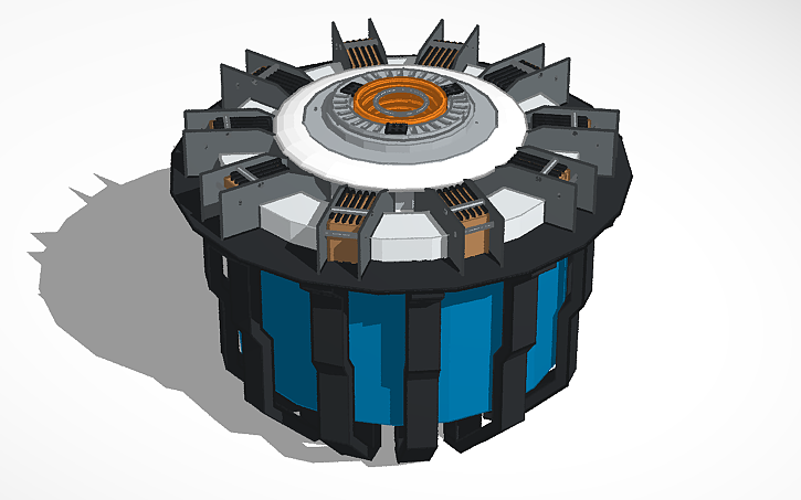 3D design reactor - Tinkercad