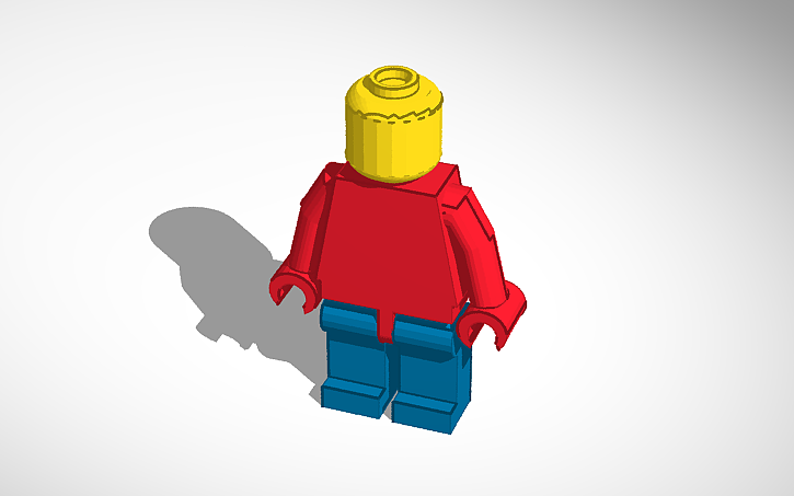 3D design Lego Figure - Tinkercad