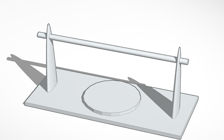 3D design Falcon-Attached-Stand | Tinkercad