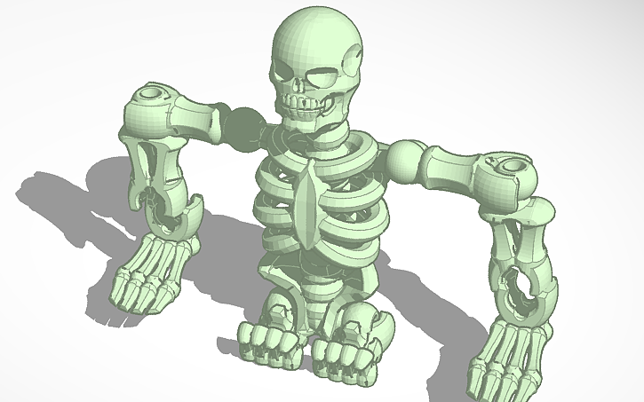 3D design bones - Tinkercad
