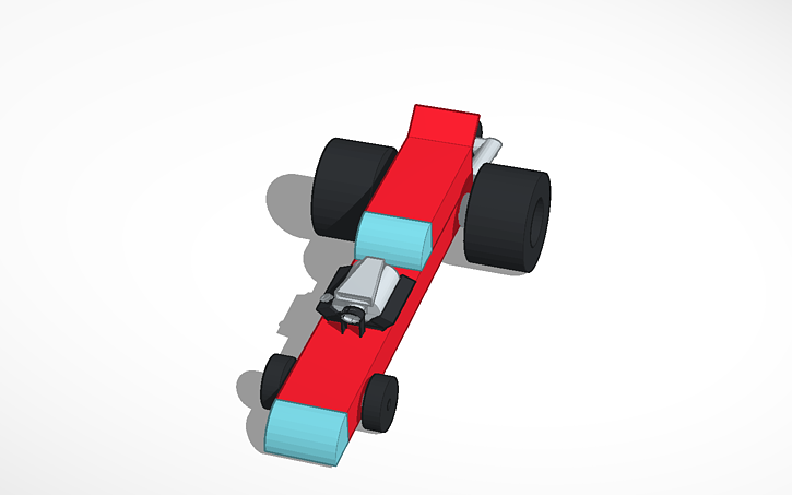 3D design DRAG CAR - Tinkercad