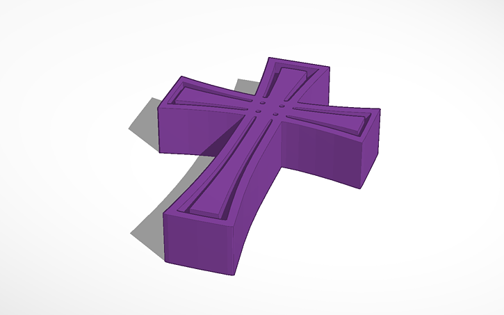 3D design Cross - Tinkercad