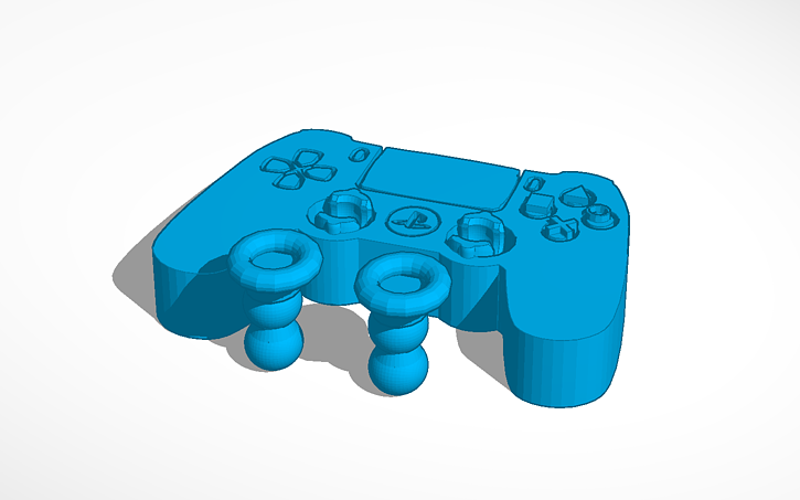 3D design Ps4 Controller - Tinkercad