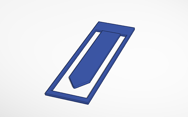 3D design Bookmark - Tinkercad