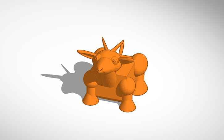 3D design 3dblockzoo_Goat - Tinkercad