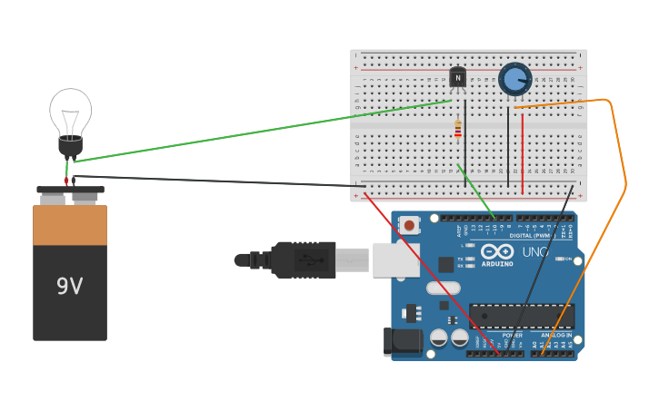 Circuit design Lab2_ex2 - Tinkercad
