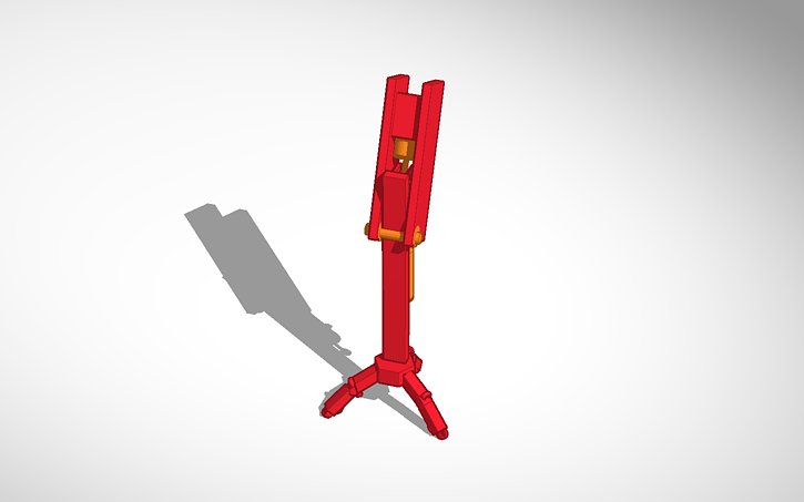 3D design robot leg - Tinkercad