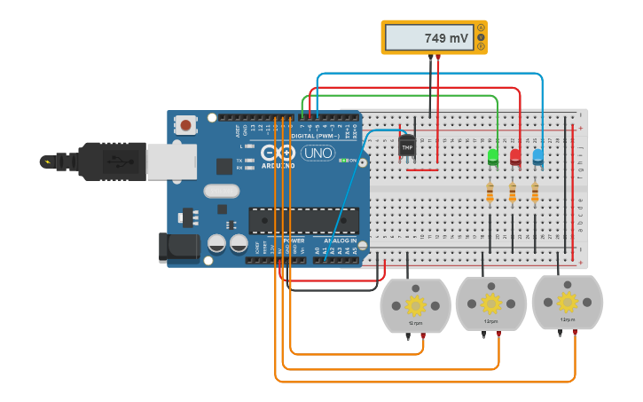 Circuit Design Circuito 2 Primer Parcial 4to Bloque Tinkercad