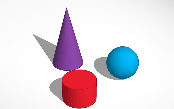 3D design Equal Volumes? - Cone, Sphere & Cylinder - Tinkercad