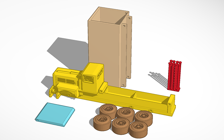 3D design Tiny truck - Tinkercad