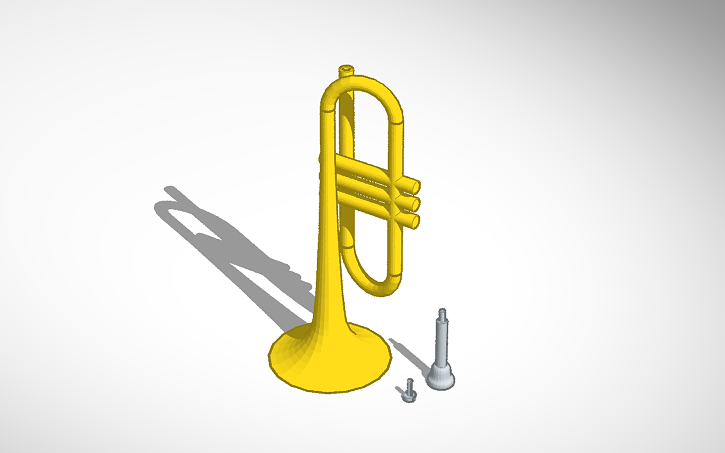 3D design Trumpet - Tinkercad