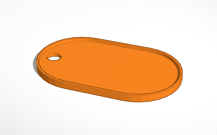 3D design Tag base | Tinkercad