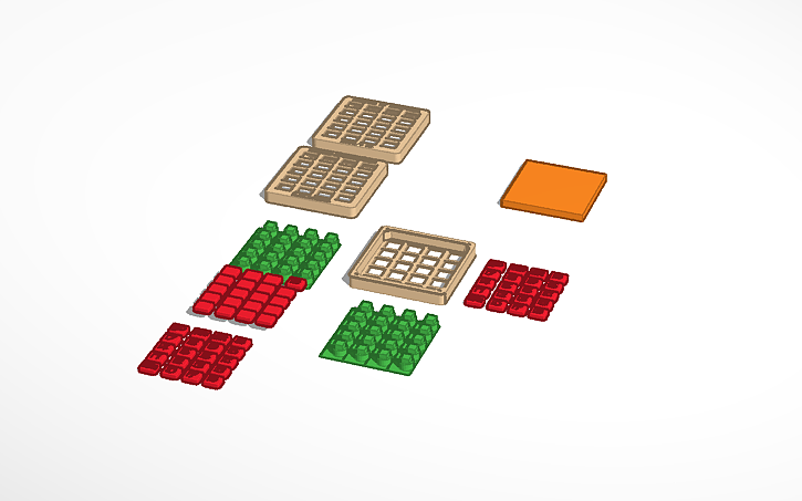 3D design MK14 Keyboard - Tinkercad