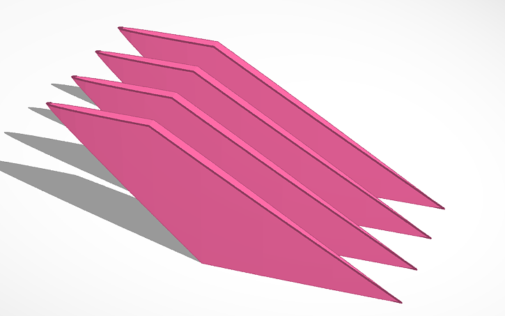 3D design Fin Airfoil - Tinkercad