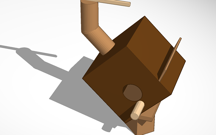 3D design Modern Bird House - Tinkercad